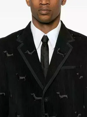 Thom Browne Hector-motif Corduroy Blazer
