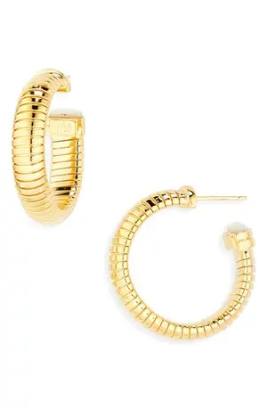 Gas Bijoux Antigone Hoop Earrings - Gold/ Mop