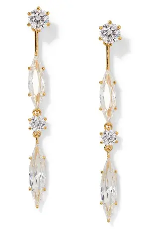 Nadri Beatrix Cubic Zirconia Drop Earrings