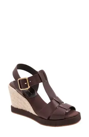 Andre Assous Farami Espadrille Wedge Sandals - Cocoa Powder