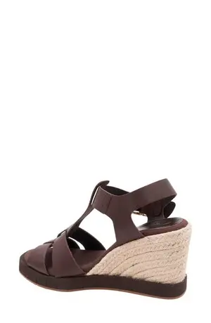 Andre Assous Farami Espadrille Wedge Sandals - Cocoa Powder