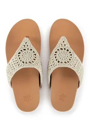 THE SAK Everly Sandal - Natural Medallion