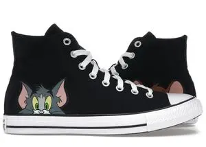CONVERSE Chuck Taylor All Star Hi Tom & Jerry Sneakers - Black/multi/white