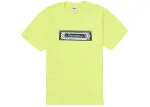 Supreme Receiver Tee Shirt Fluorescent Yellow