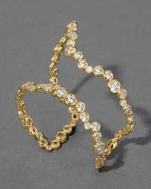 Alexis Bittar Asterales Open Wave Cuff Bracelet - Gold