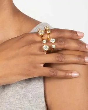 Alexis Bittar Asterales Open Ring - Gold
