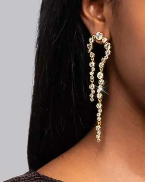 Alexis Bittar Asterales Arched Long Earrings