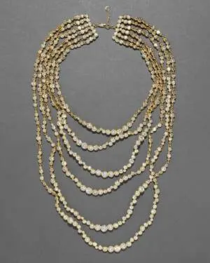 Alexis Bittar Astrales Multi Layered Bib Necklace