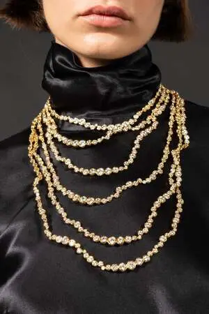 Alexis Bittar Astrales Multi Layered Bib Necklace