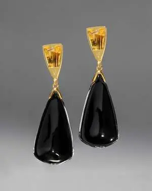 Alexis Bittar Lucite Armor Drop Earrings