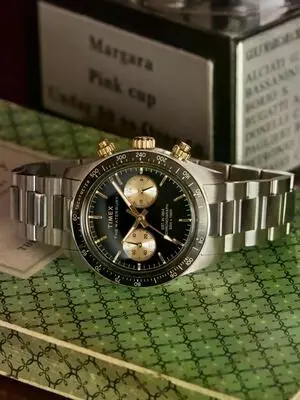 TIMEX Waterbury Heritage 39mm Chronograph Watch