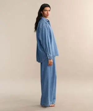 Jenni Kayne Denim Newport Trouser - Blue