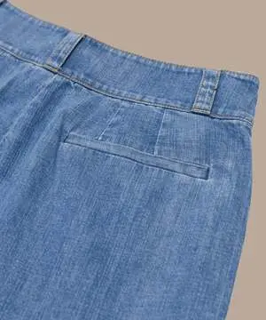 Jenni Kayne Denim Newport Trouser - Blue