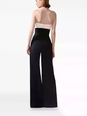 Carolina Herrera V-waist Wide-leg Pants