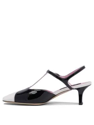 CAREL T-bar Low Heel Sandals