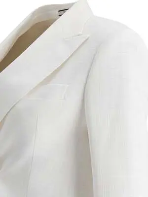 Tagliatore Double-breasted Blazer - White