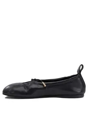 ALOHAS Leather Ballerinas - Black