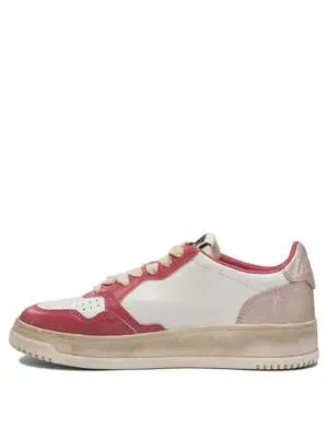 AUTRY Leather Sneakers - Red