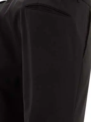 Incotex Tailored Wool-blend Trousers - Black