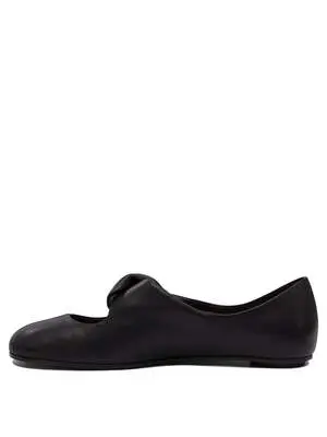 Alexander McQueen Twisted Ballerinas - Black