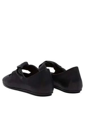 Alexander McQueen Twisted Ballerinas - Black