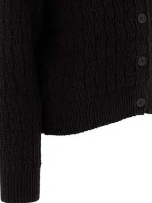 LOULOU STUDIO Sean Bouclé Knit Cardigan