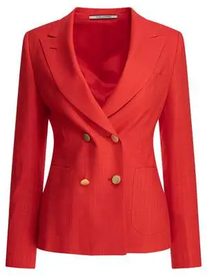 Tagliatore Double-breasted Blazer - Red