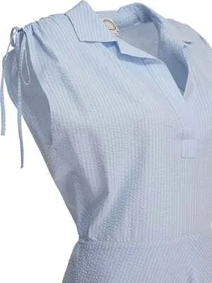 INES DE LA FRESSANGE PARIS Cotton Dress - Light Blue