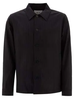 NN.07 Zander Pinstripe Overshirt