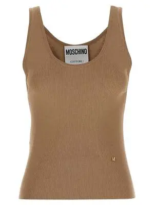 Moschino Round Neck Camis Tanks For Women