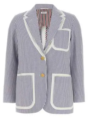 Thom Browne Single-breasted Blazer - Multicolor