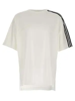 Y3 3 Stripes' T Shirt - White/black