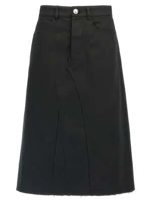 Jil Sander Button Detailed Skirts