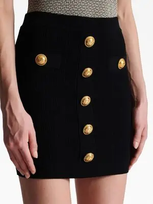 Balmain Knitted Mini Skirt