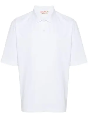Marni Logo Cotton Polo Shirt