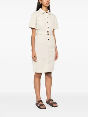Woolrich Cotton Shirt Dress - Beige