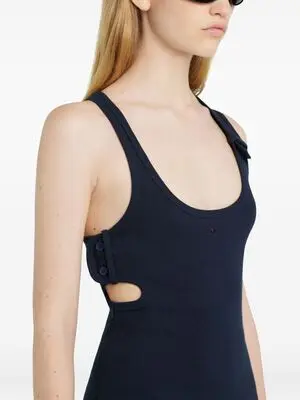 COURREGES 90's Ribbed Mini Dress