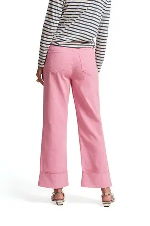 FRANCES VALENTINE Smarty Cuffed Jeans - Pink