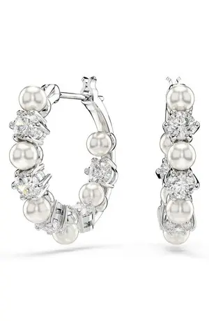 Swarovski Faux Pearl Earrings