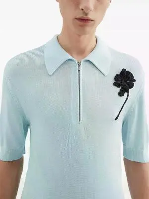 JIL SANDER Knitted Polo Shirt