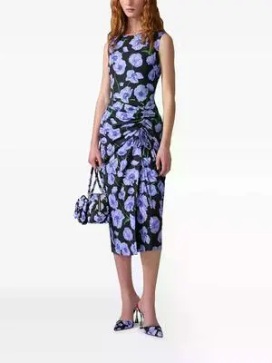 Carolina Herrera Floral-print Midi Dress