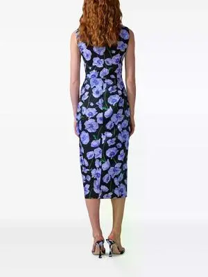 Carolina Herrera Floral-print Midi Dress