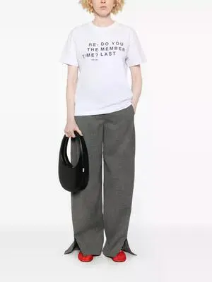 Sacai Flocked Slogan T-shirt
