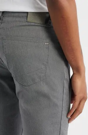 BRAX Chuck Modern Fit Chambray Pants - Platin