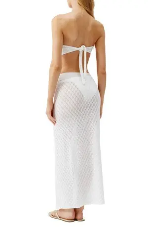Melissa Odabash Dawn Open Stitch Cover-up Skirt