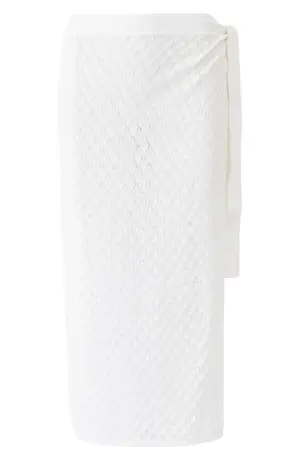 Melissa Odabash Dawn Open Stitch Cover-up Skirt