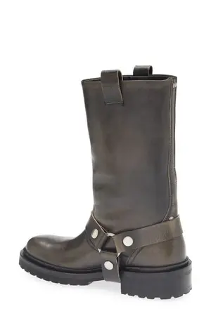 GOLDEN GOOSE Kurt Moto Boots - Black