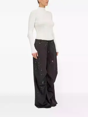 MAISON MARGIELA Paint-splatter Trousers - Black