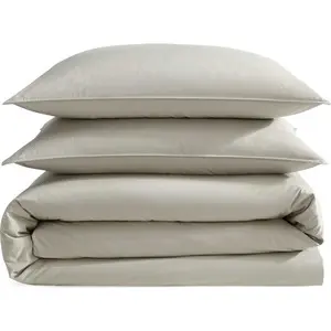 Calvin Klein Washed Percale Comforter & Sham Set - Absinthe Green