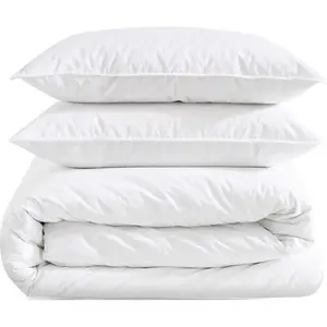 Calvin Klein Washed Percale Comforter & Sham Set White